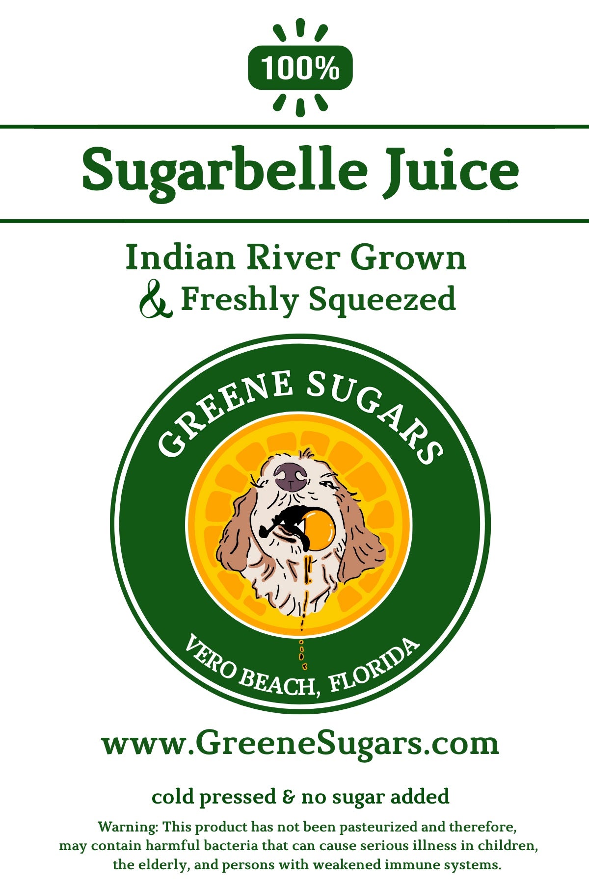 1/2 Gallon Sugarbelle Juice – Greene Sugars